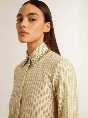 GOLDEN GOOSE Striped Buttoned Shirt