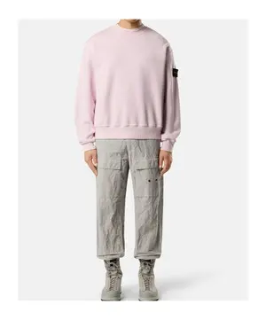 Stone Island Logo Patch Crewneck Sweatshirt