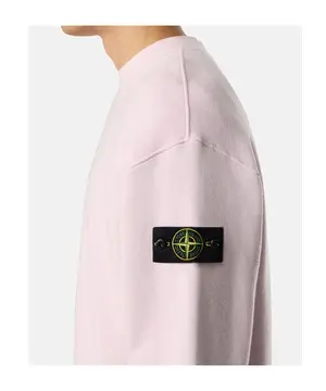 Stone Island Logo Patch Crewneck Sweatshirt