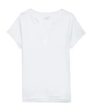 Zadig&Voltaire Rhinestone-embellished Cotton T-shirt