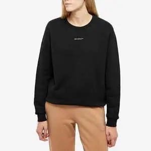 Off-White Logo Printed Long-sleeved Sweatshirt