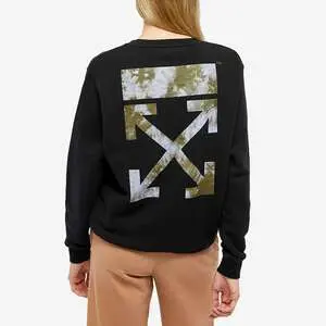 Off-White Logo Printed Long-sleeved Sweatshirt