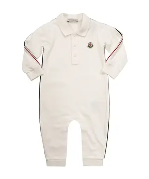 Moncler Long-sleeved Jumpsuit - White