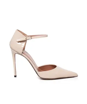 GIULIANO GALIANO Jil Ankle Strap Pumps - Beige