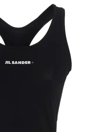 JIL SANDER Logo-printed Racerback Tank Top