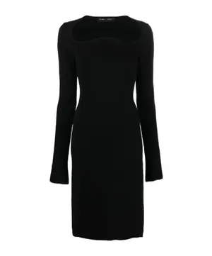 Proenza Schouler Long-sleeved Knitted Midi Dress