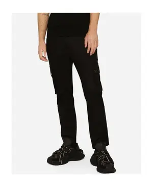 Dolce & Gabbana Dolce Gabbana Branded Tag Cargo Pants