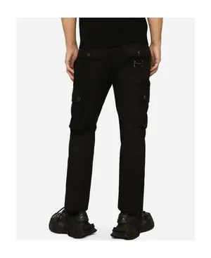 Dolce & Gabbana Dolce Gabbana Branded Tag Cargo Pants