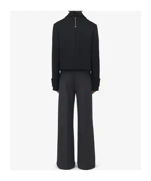 Alexander McQueen Double Breasted Felt Peacoat