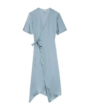 Zadig&Voltaire Satin Wrap Dress