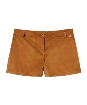 TWINSET Faux-suede Mini Shorts