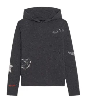 Zadig&Voltaire Markyz Embroidered Hoodie