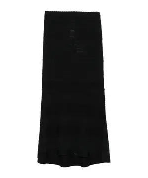 TWINSET Flared Midi Skirt - Black
