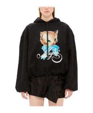 MSGM Graphic Kitty Hoodie
