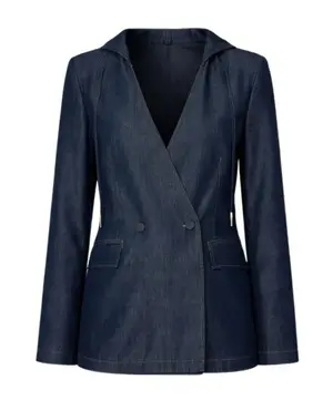 TWINSET Chambray Blazer - Black
