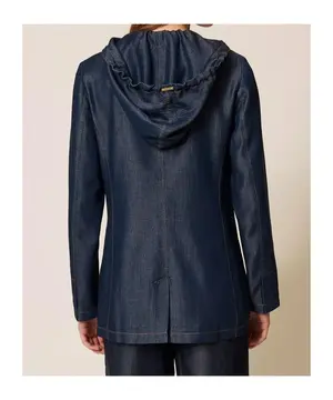 TWINSET Chambray Blazer - Black