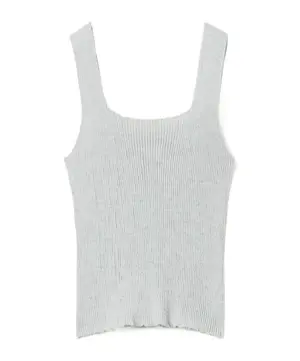 TWINSET Ribbed Knit Tank Top - White