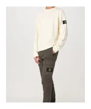 Stone Island Compass Patch Crewneck Sweatshirt