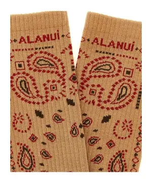 Alanui All Over Bandana Socks
