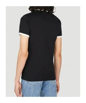 COURREGES Courrèges Bumpy Contrast Crewneck T-shirt