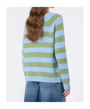 Max Mara Loose Fit Striped Jumper