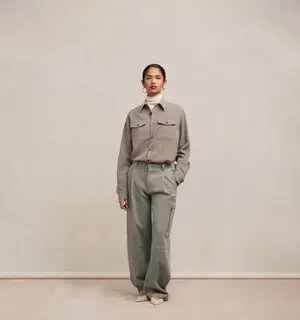 AMI Paris Wide-leg Virgin-wool Trousers