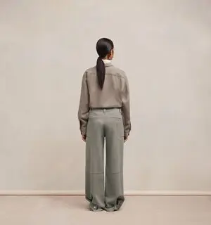 AMI Paris Wide-leg Virgin-wool Trousers