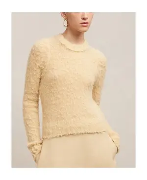 AMI Paris Brushed Crewneck Knit Sweater