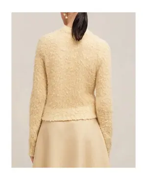 AMI Paris Brushed Crewneck Knit Sweater