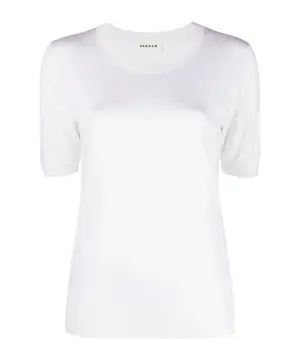 P.a.r.o.s.h Linfa Short-sleeve Fine-knit Top