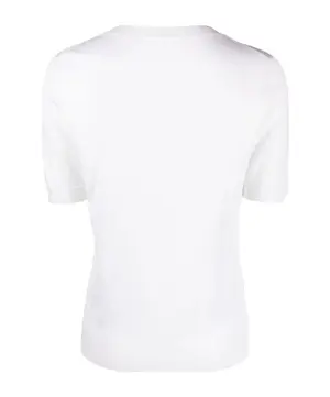 P.a.r.o.s.h Linfa Short-sleeve Fine-knit Top