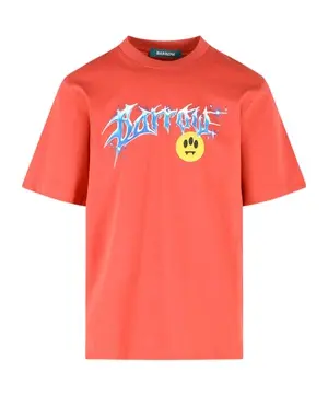 BARROW Logo Printed T-shirt - Red