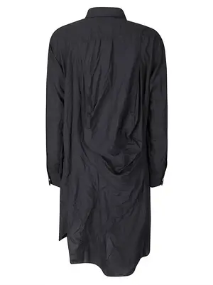 Comme Des Garçons Asymmetric Button Blouse