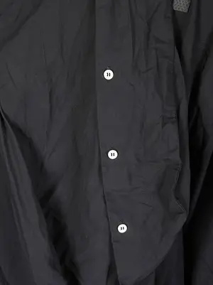 Comme Des Garçons Asymmetric Button Blouse