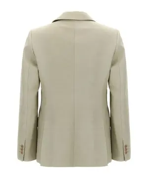 P.a.r.o.s.h Raisa Viscose Linen Blend Blazer