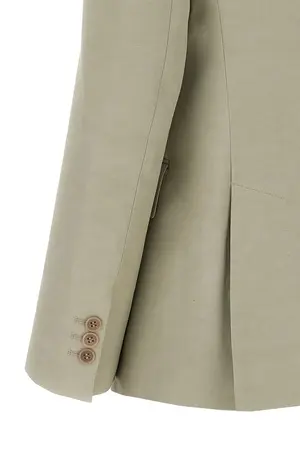 P.a.r.o.s.h Raisa Viscose Linen Blend Blazer