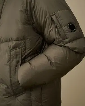 C.P. COMPANY Down Shield Hooded Lens Jacket