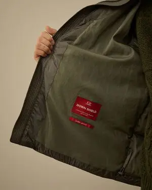 C.P. COMPANY Down Shield Hooded Lens Jacket