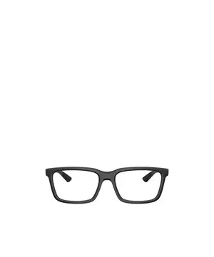 Prada Linea Rossa Rectangle Frame Glasses - Black