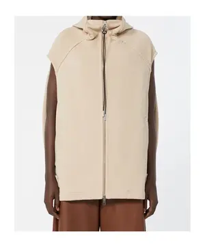 Sportmax Sleeveless Zip-up Hoodie