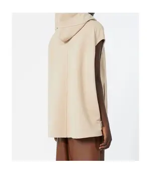Sportmax Sleeveless Zip-up Hoodie