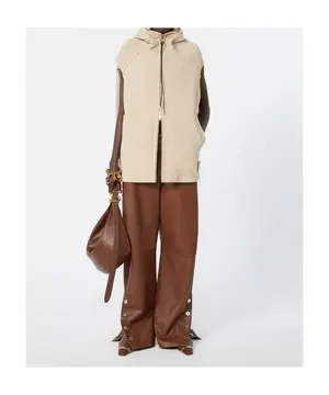 Sportmax Sleeveless Zip-up Hoodie