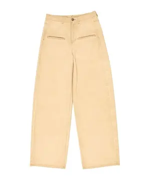 UMA WANG Belt Loops Slacks - Tan