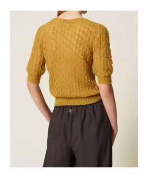 TWINSET Short-sleeved Crewneck Jumper
