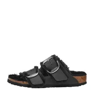 BIRKENSTOCK Arizona Big Buckle Shearling Sandals