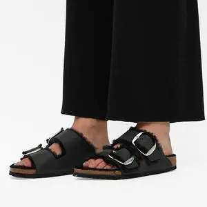 BIRKENSTOCK Arizona Big Buckle Shearling Sandals