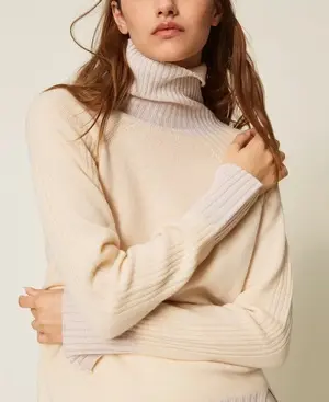 TWINSET Long-sleeved Turtleneck Jumper
