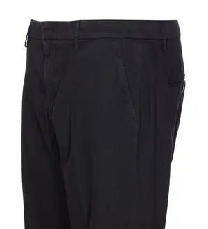 DONDUP Gaubert Relaxed Fit Pants - Black