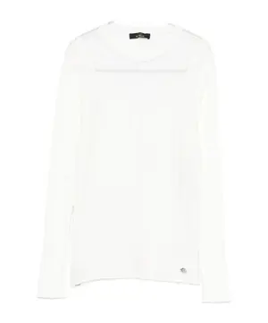 TWINSET See-through Sweater - White