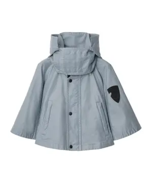 Burberry Bleached Cotton Hooded Capelet